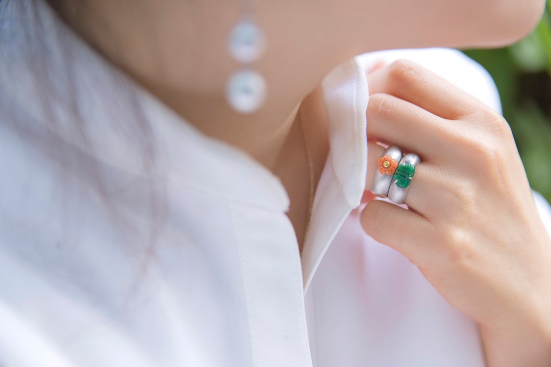 Seoul NASCHENKA Traditional Korean Hanbok Rings Set for Women - Etsy