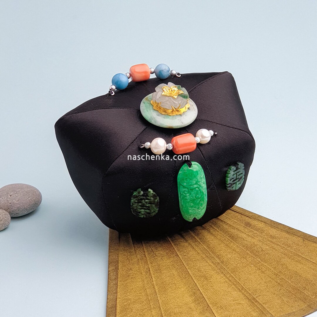 Korean Hanbok Traditional Jewelry NASCHENKA Jokduri Hanbok Accessories ...