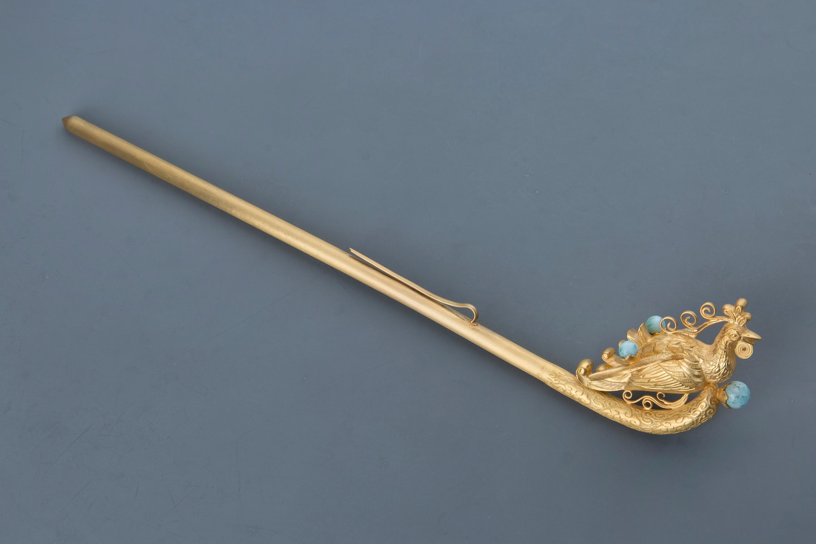 Korean Royal Phoenix Silver Handcrafted Sterling Silver Binyeo 봉황 비녀 ...