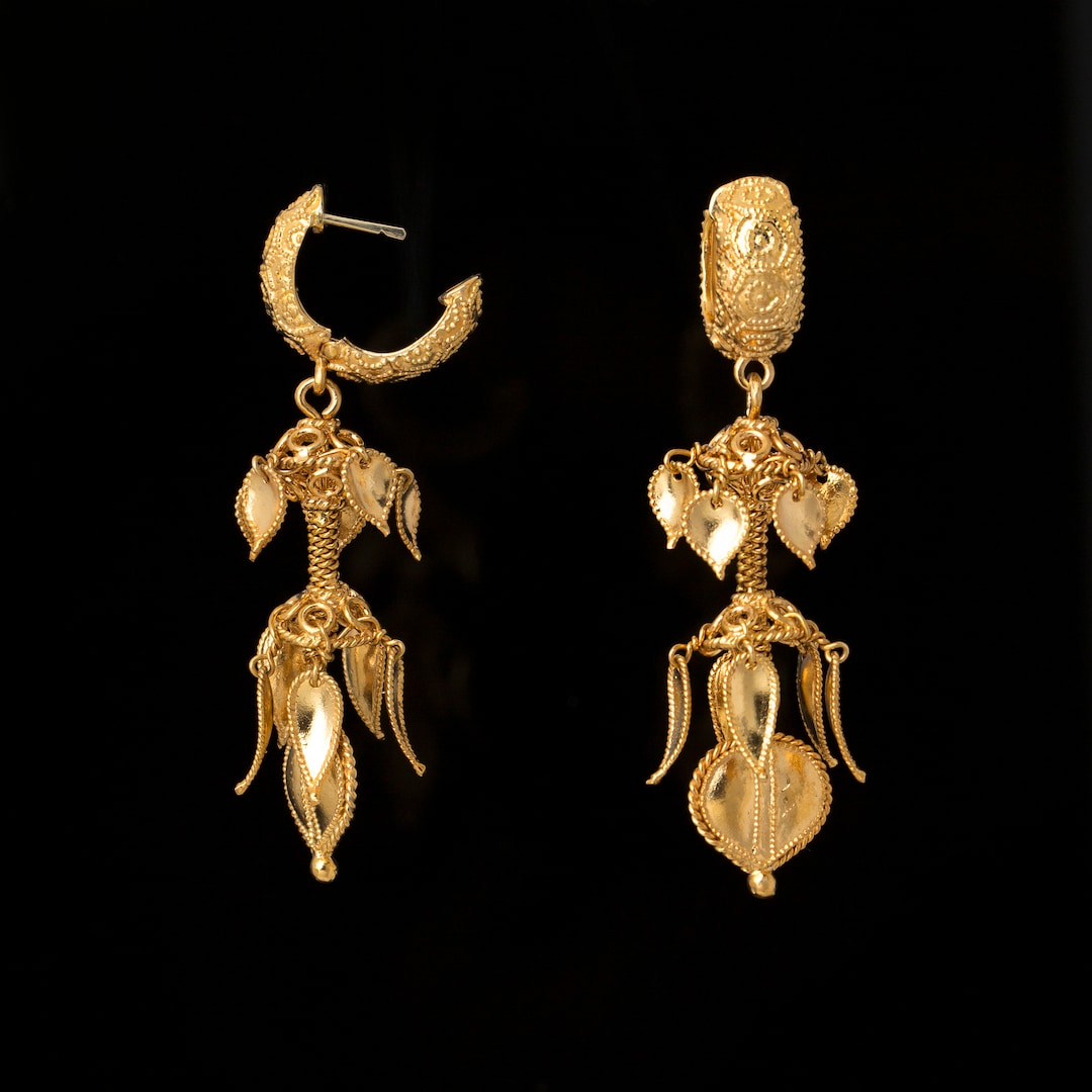 KPOP Kdrama korean earrings dangling, korean earrings silver vintage ...