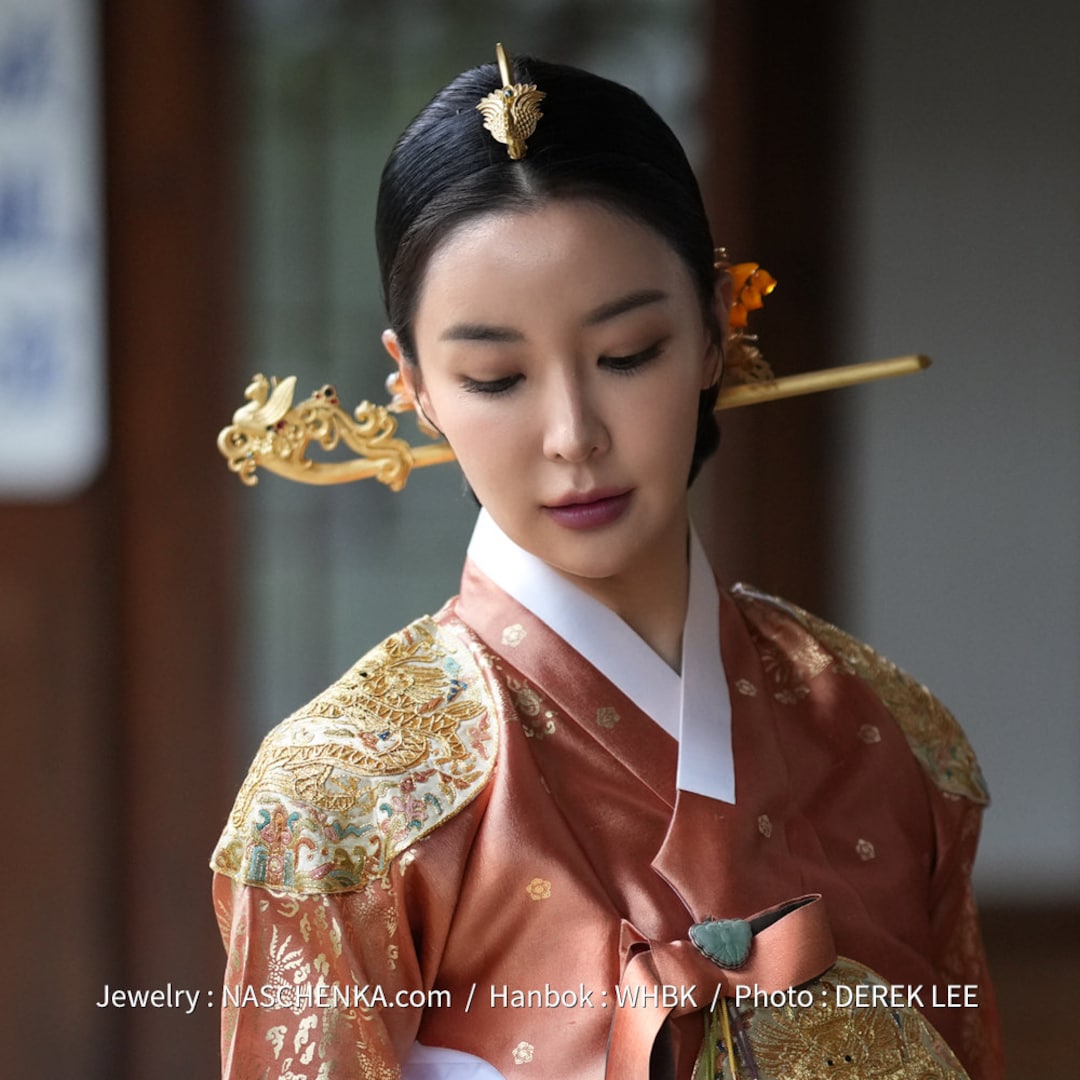Seoul Korean Cheopji Historical Korean Drama Hair Tiara, Hanbok Hair Accessories, Korean Dynasty ...