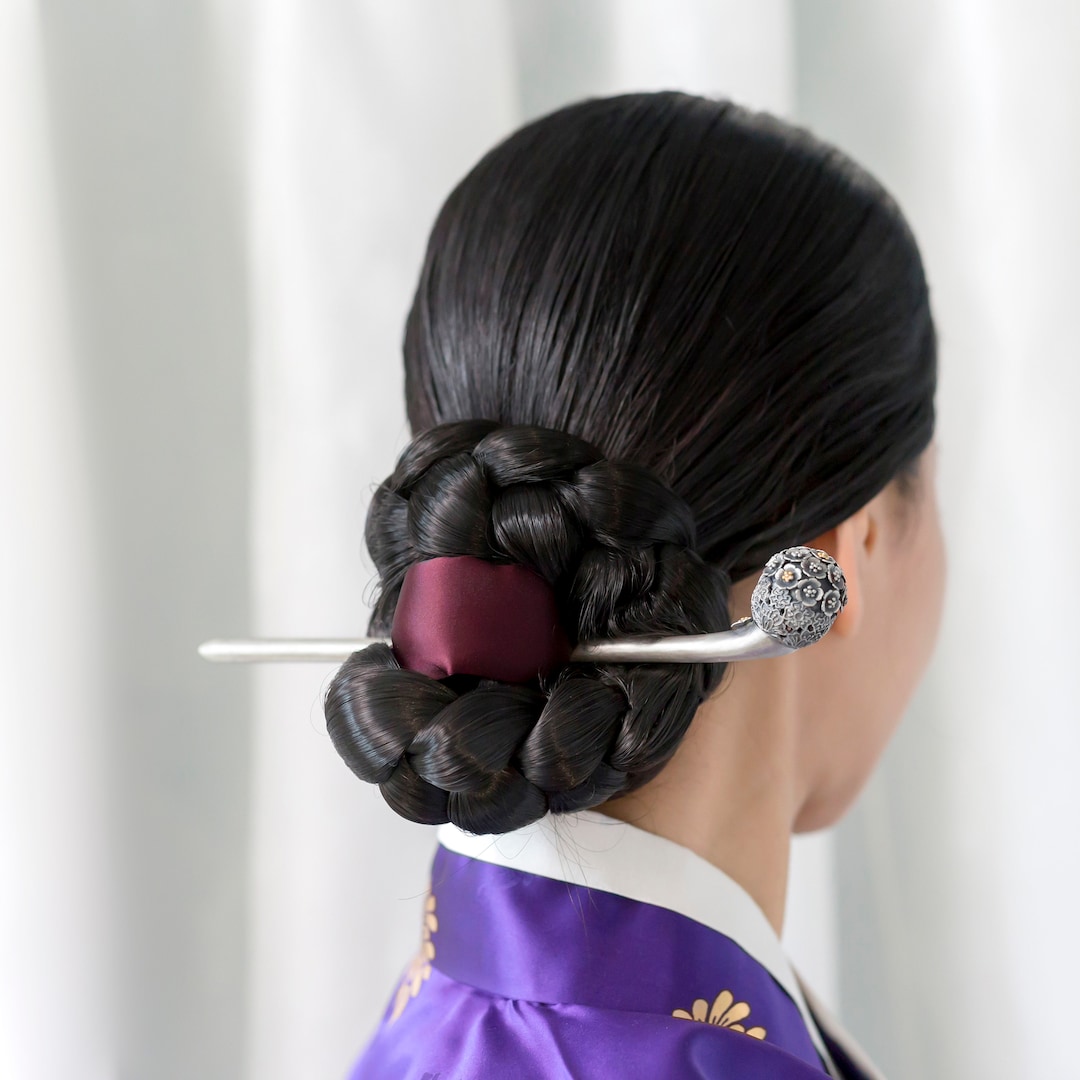 Korean Hair Binyeo Seoul NASCHENKA Traditional Korean Hanbok Long ...