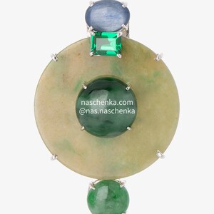 NASCHENKA Traditional Korean Hanbok Brooch Pin Accessories Gemstone ...