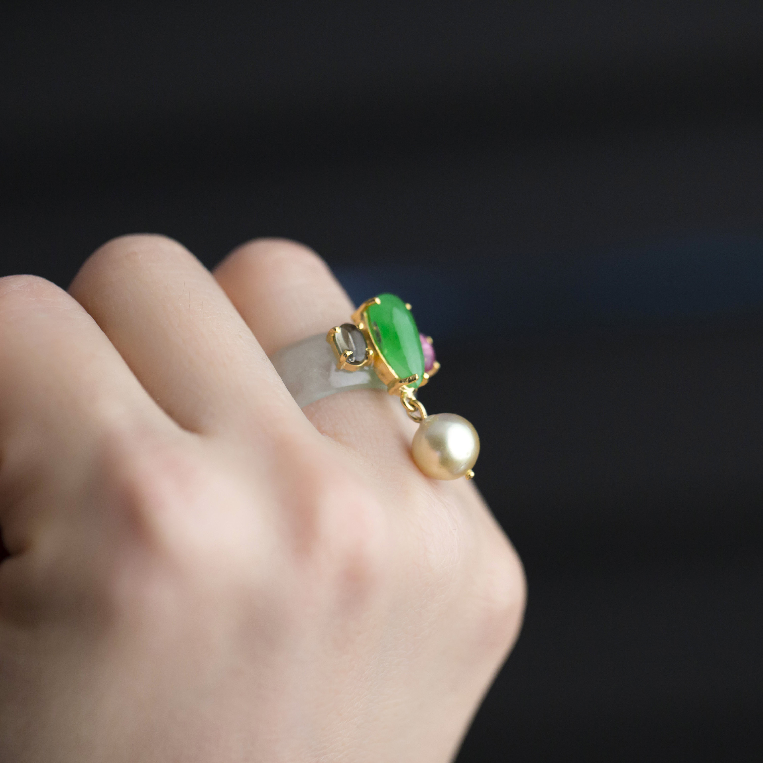 Traditional Korean Ring Gemstone Ring Handmade Jade Ring Jade - Etsy ...