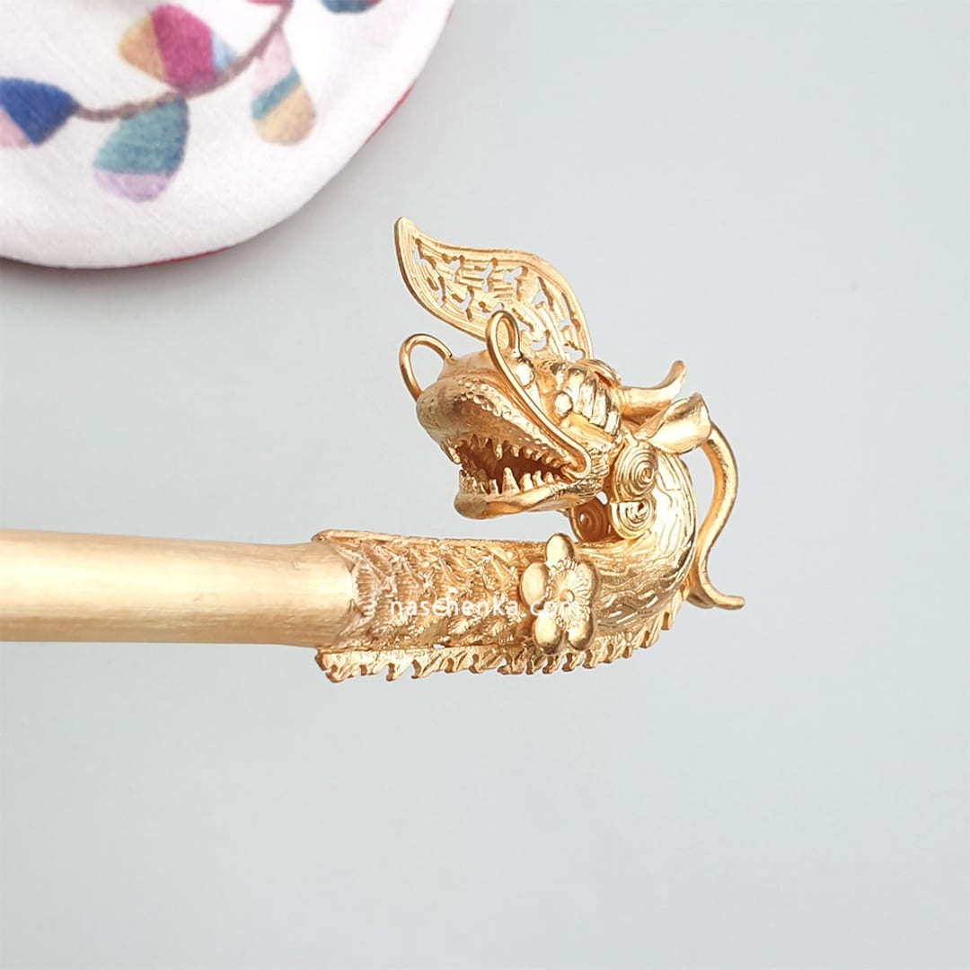Korean Hair Binyeo 18.5 Cm Traditional Korean Dragon Binyeo Hair Stick ...