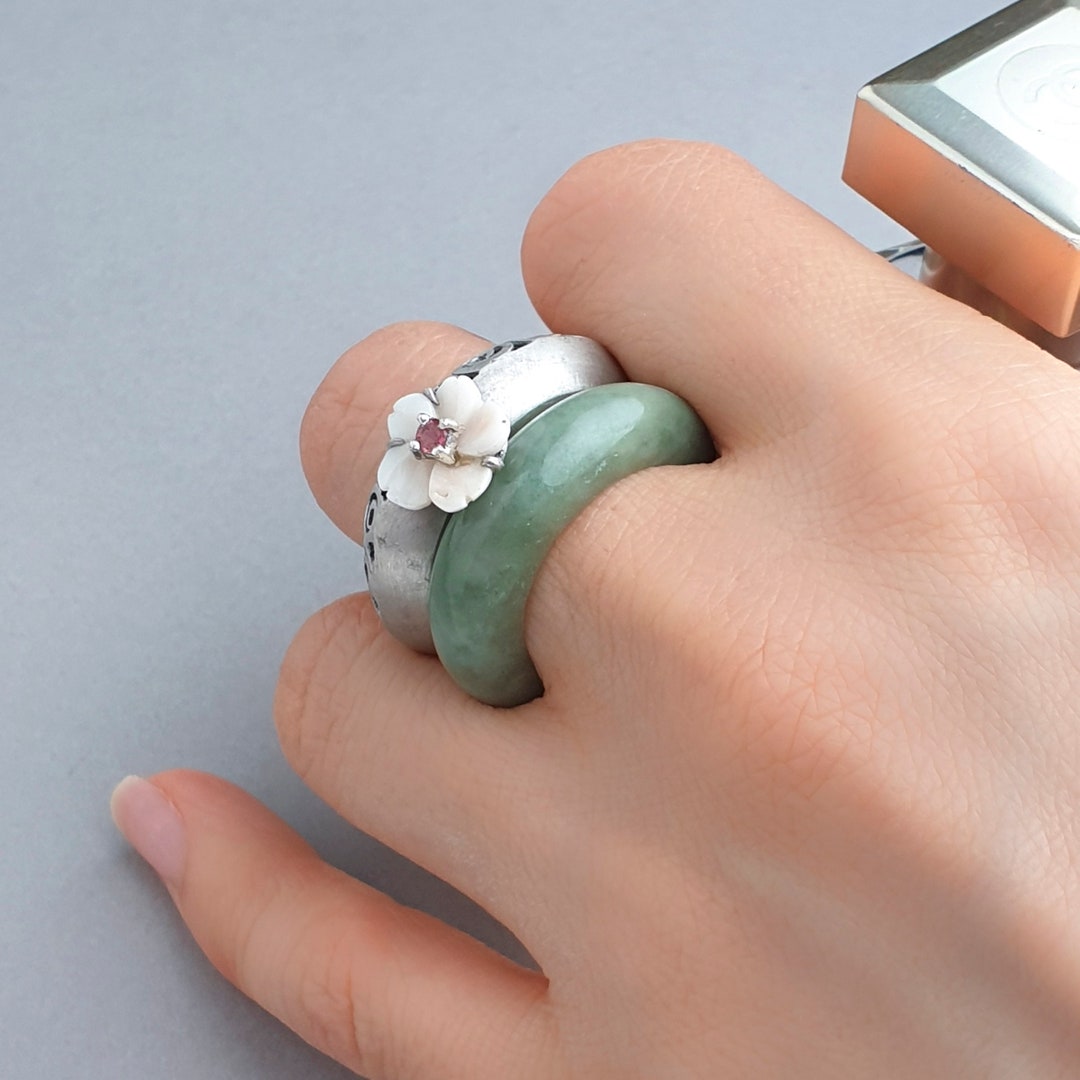 Seoul Made in Korea Korean Traditional Silver Rings Set, Korean Drama ...