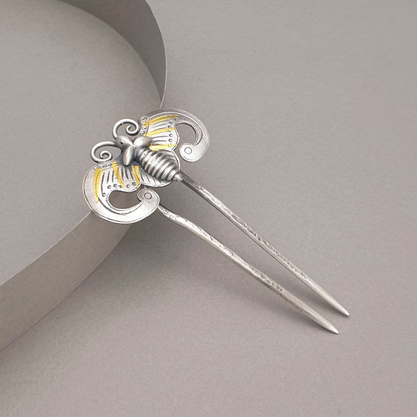 Hair Pin Kdrama Korean Hair Stick With Silver Binyeo for - Etsy