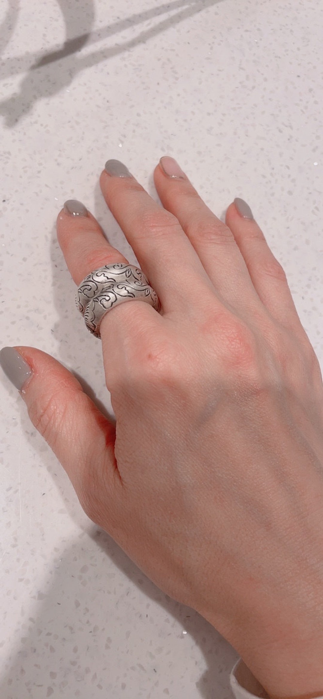 Seoul NASCHENKA Traditional Korean Hanbok Silver Rings Set Accessories ...