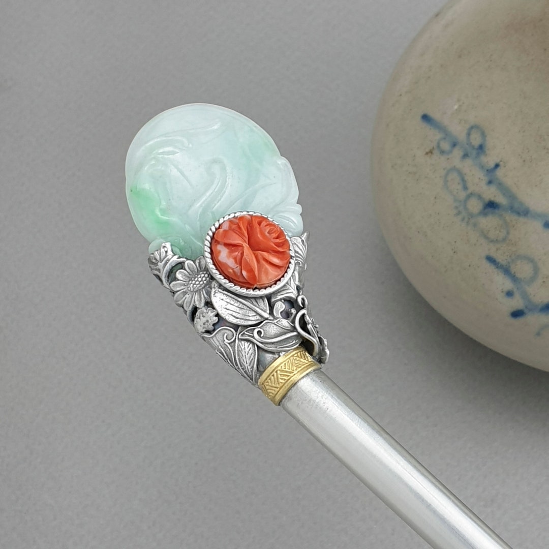 Korean Hair Handcrafted Sterling Silver Binyeo Seoul NASCHENKA ...
