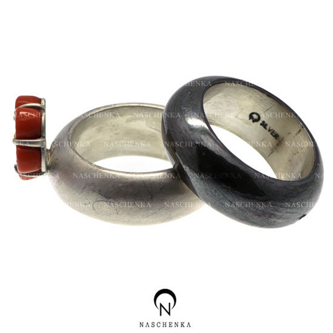 Seoul NASCHENKA Traditional Korean Hanbok Silver Rings Set Accessories ...