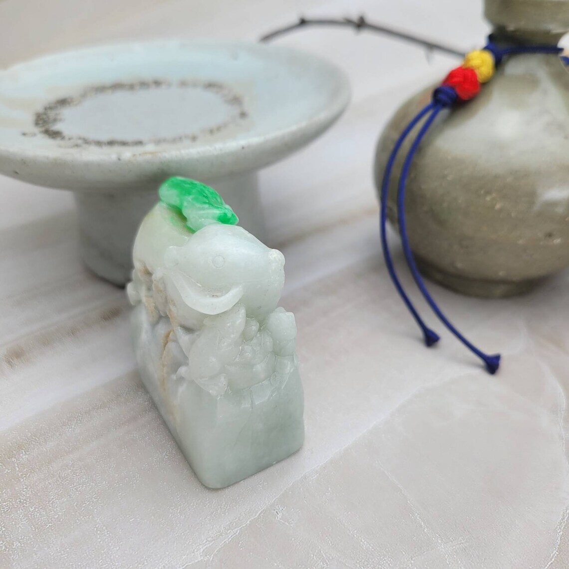 Genuine Jadeite Jade Burma jade stamp Vintage Jade or Green | Etsy