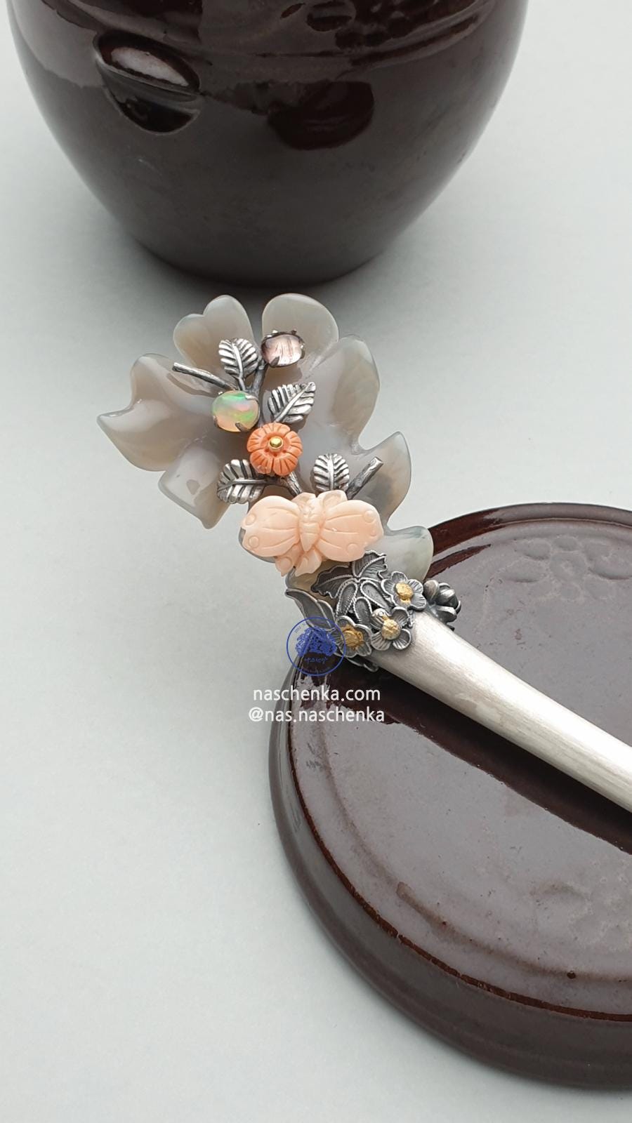 Binyeo – the Traditional Korean Hairpin Worn in a Chignon Handcrafted ...