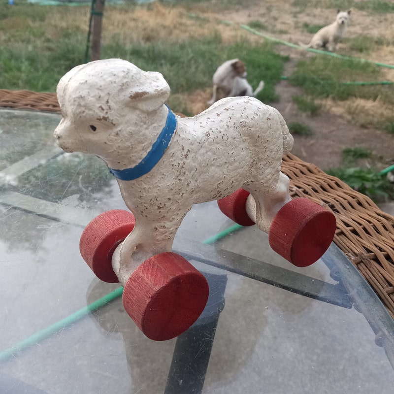 Sheep Pull Toy - Etsy