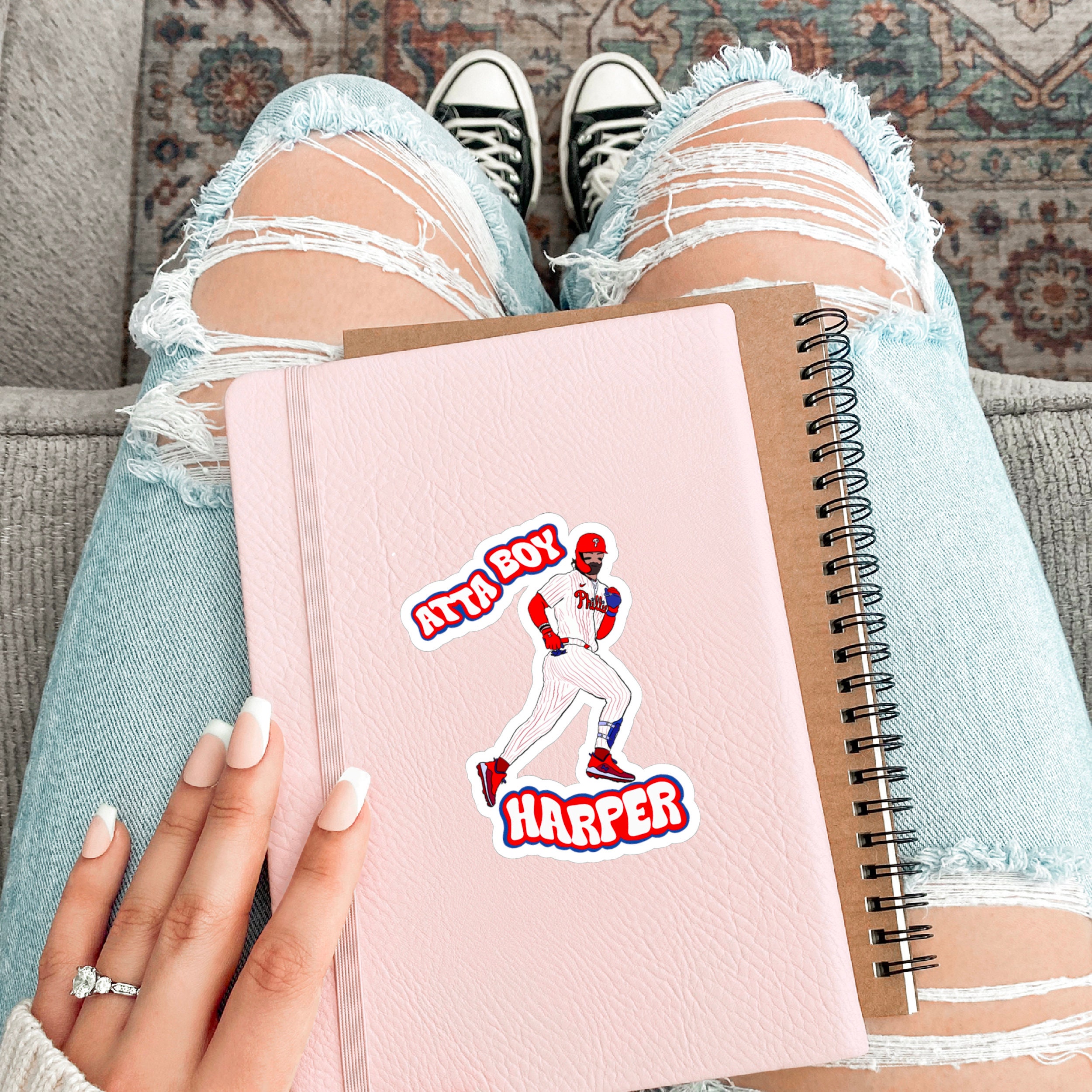 Sticker- Philadelphia Phillies Sticker, Stickers, Phillies Gifts, Bryce ...