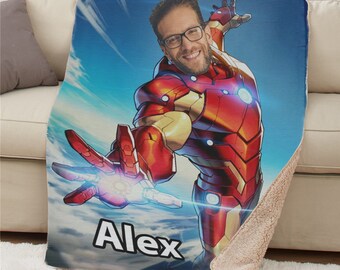 Iron Man Blanket - Etsy