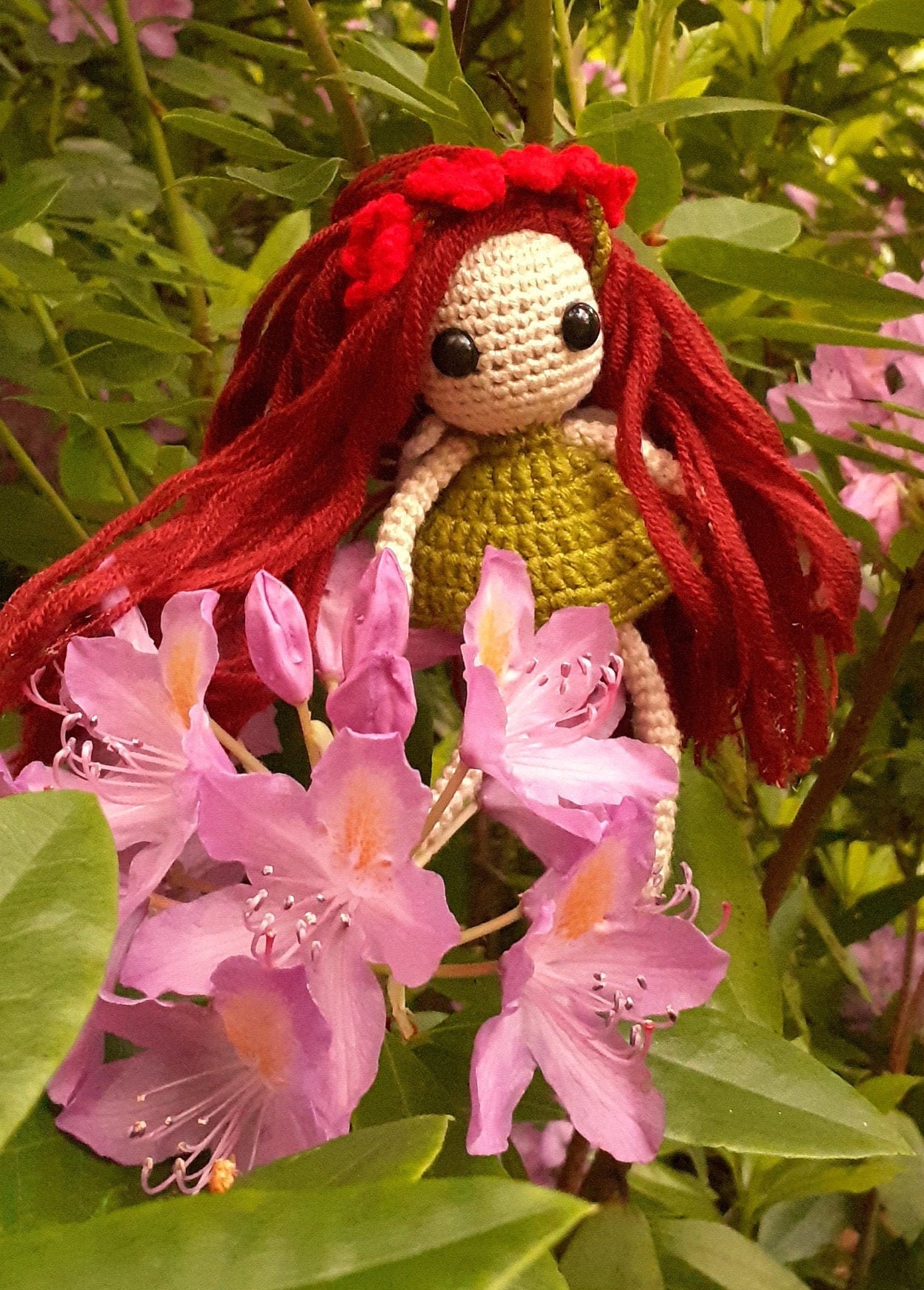 Woodland Leaf Fairy | Amigurumi Crochet Doll | Floral Fairy | Handmade ...