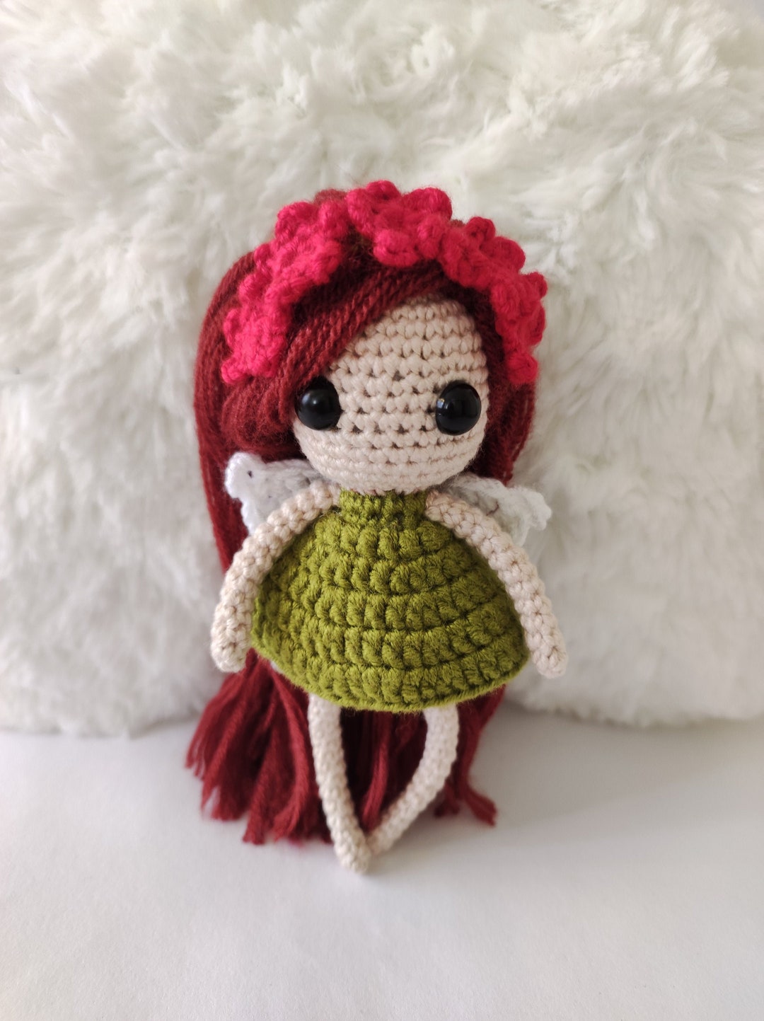 Woodland Leaf Fairy | Amigurumi Crochet Doll | Floral Fairy | Handmade ...