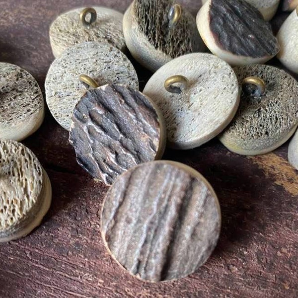 Antler Button - Etsy