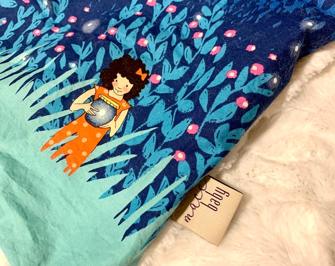 Fireflies Baby Blanket Toddler Blanket Minky Firefly - Etsy