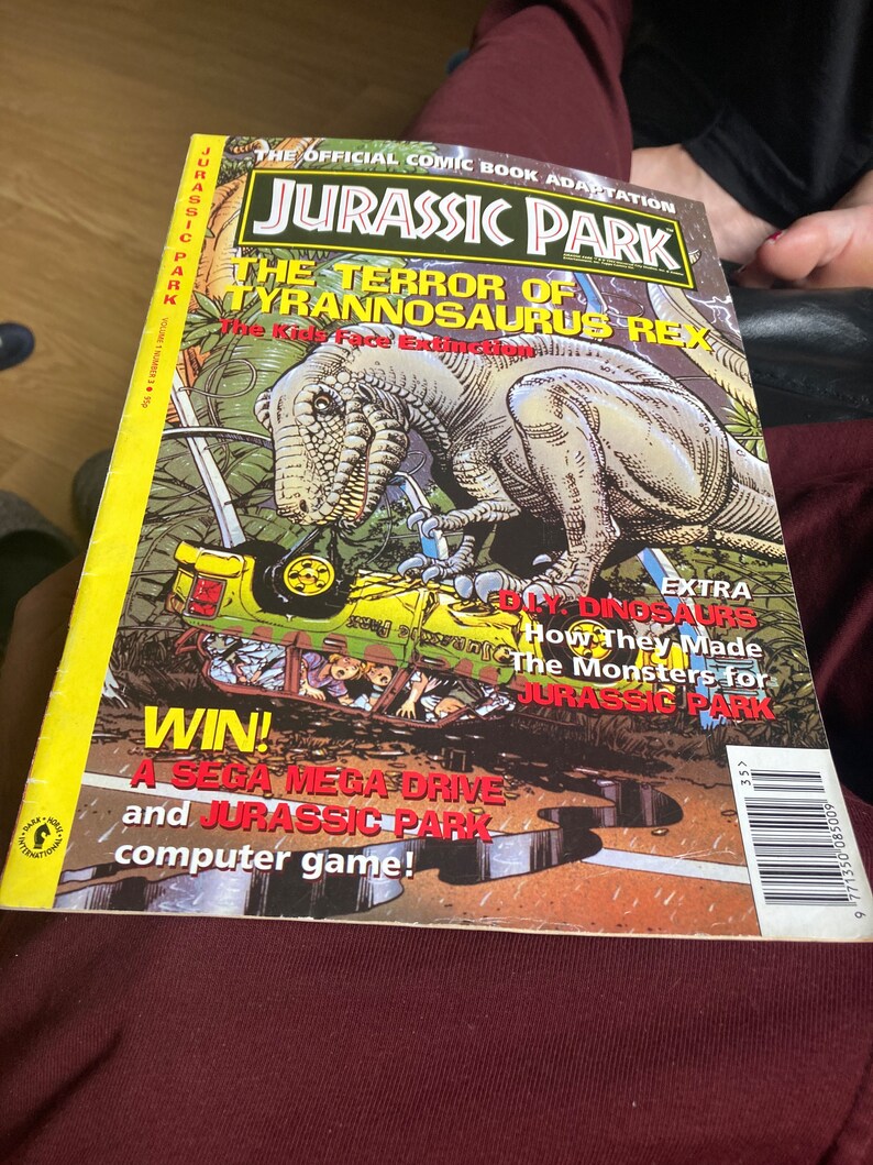 Official Jurassic Park Comic Book Adaptation: Volume One Number Three ...