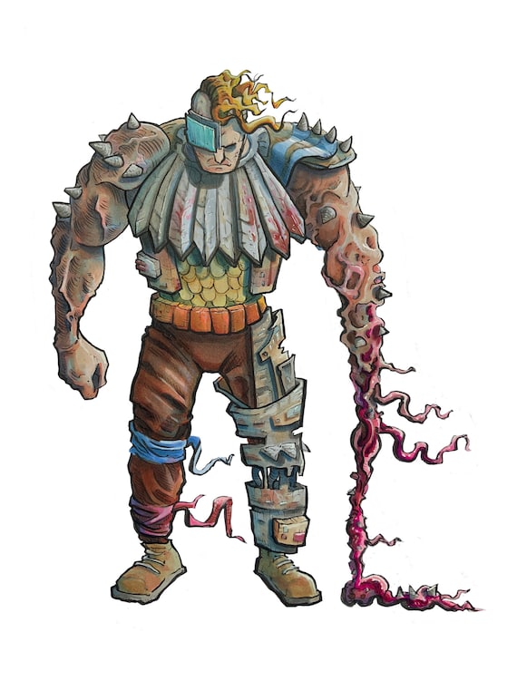 Original Scifi Dystopian Art by Daniel Grissom | Etsy