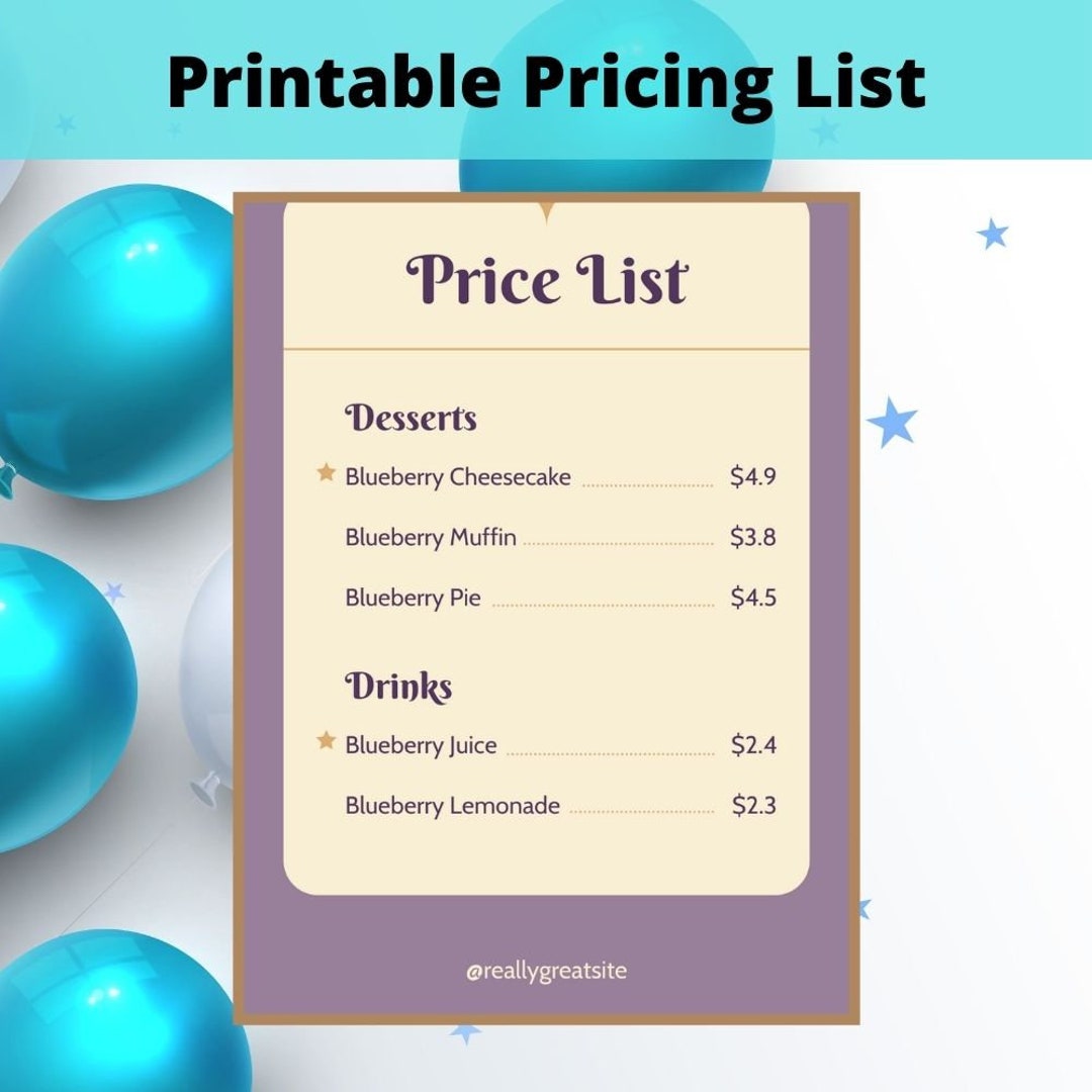 DESSERT ORDER LIST, Story Templates, Colorful Purple Editable Business ...