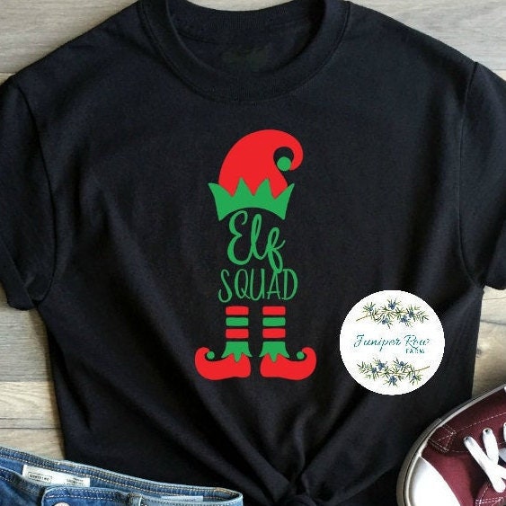 Elf Squad Digital File Elf Quote Svg Png Jpg Christmas | Etsy