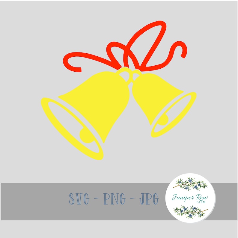 Christmas Bells Digital File Svg Png Jpg Jingle Bells - Etsy