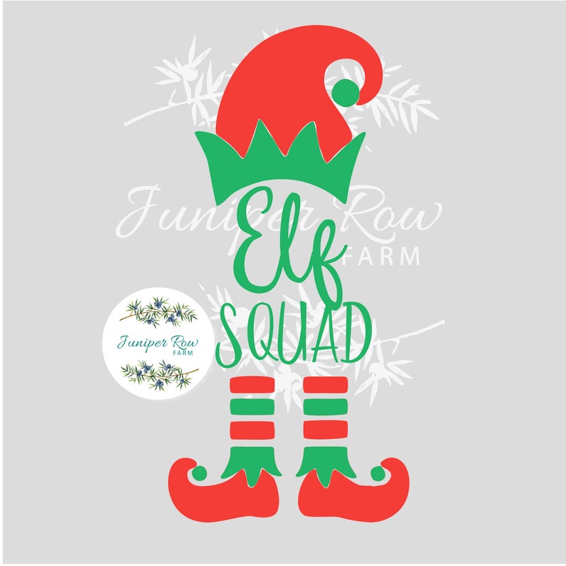 Elf Squad Digital File Elf Quote Svg Png Jpg Christmas | Etsy