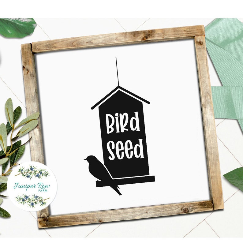 Bird Seed Label Digital File Svg Bird Feeder Pet Svg - Etsy