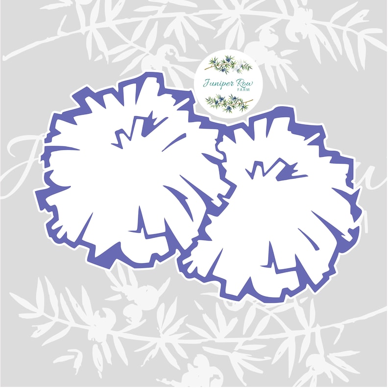 Cheer Pom Pom Digital File Svg Cricut Cheerleader Cheer - Etsy
