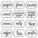 Pantry Labels Digital File, Organized Pantry Canisters, Cricut ...
