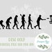 Disc Golf Digital File Svg Png Jpg Frisbee Golf Evolution | Etsy