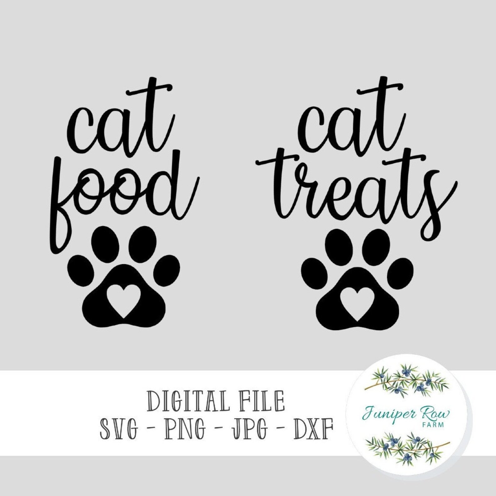 Cat Labels Digital File Svg Png Jpg Dxf Cat Food Cat - Etsy