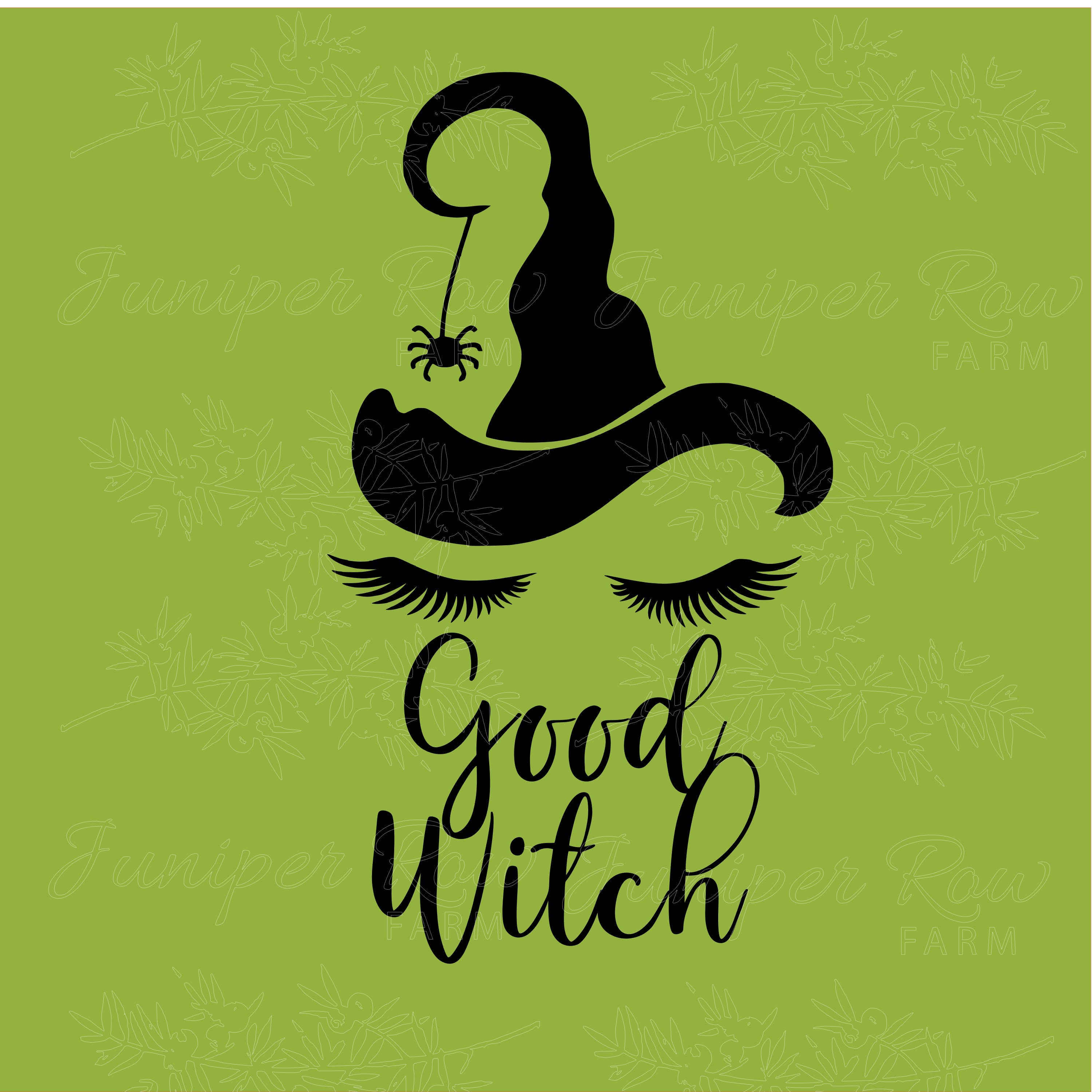 Good Witch Digital File Svg Png Jpg Lashes Cricut | Etsy