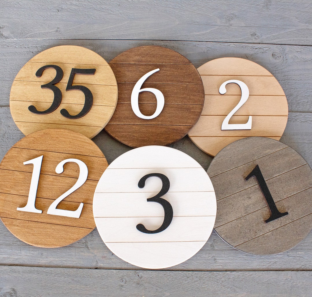 Office Door Sign, Wood Number Sign, Wooden Cabin Sign, Bathroom Decor ...