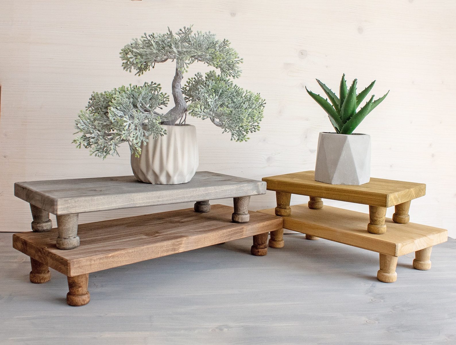 Wood Risers/ Wooden Try / Wood Stand / Tiered Tray Riser / Farmhouse ...