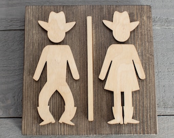Cowboy Bathroom | Etsy