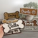 Wooden Dog Name Tag, Dog Kennel Sign, Personalized Pet Tag, Dog Room ...