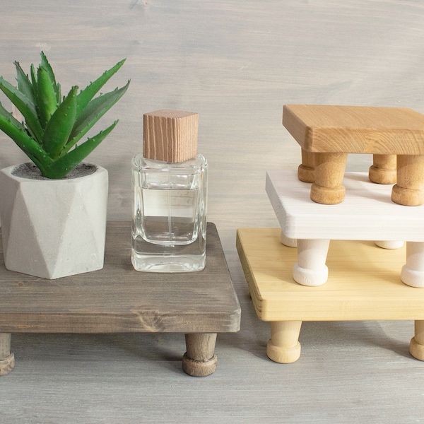 Wooden Square Plant Risers - Etsy
