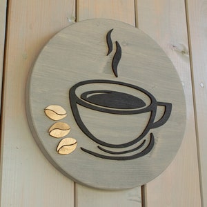 Wood Coffee Bar Sign, Wall Decor, Wood Sign, Farmhouse Sign, Rustic ...
