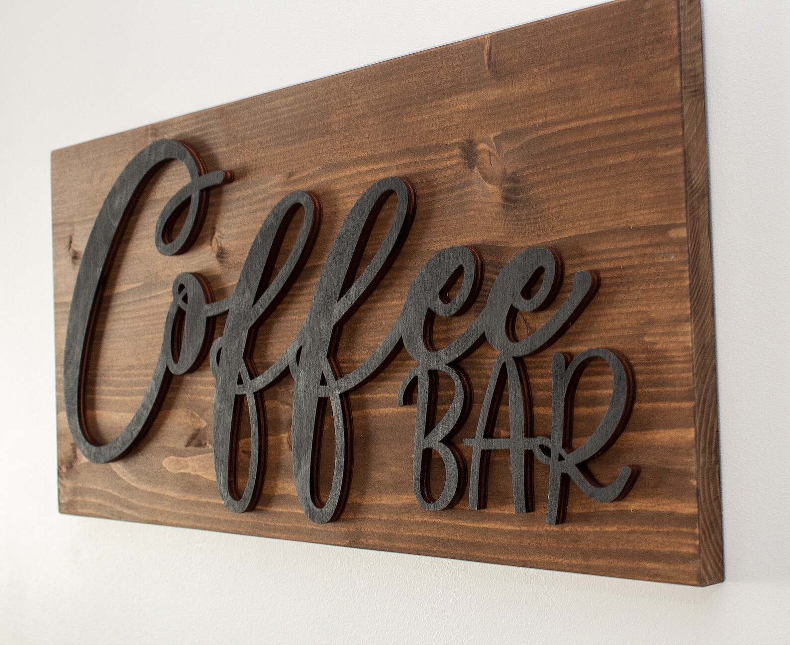 Wood Coffee Bar Sign Wall Decor Wood Sign Farmhouse Sign - Etsy