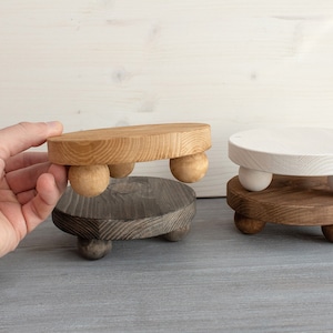 Mini Wood Stand / Wooden Stand for Tiered Tray / Farmhouse Riser / Mug ...