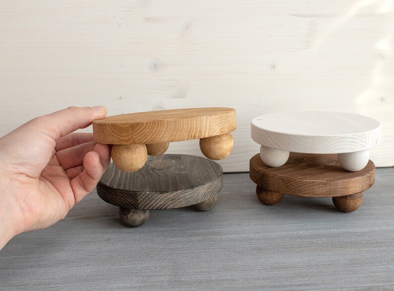Mini Wood Stand / Wooden Stand for Tiered Tray / Farmhouse Riser / Mug ...