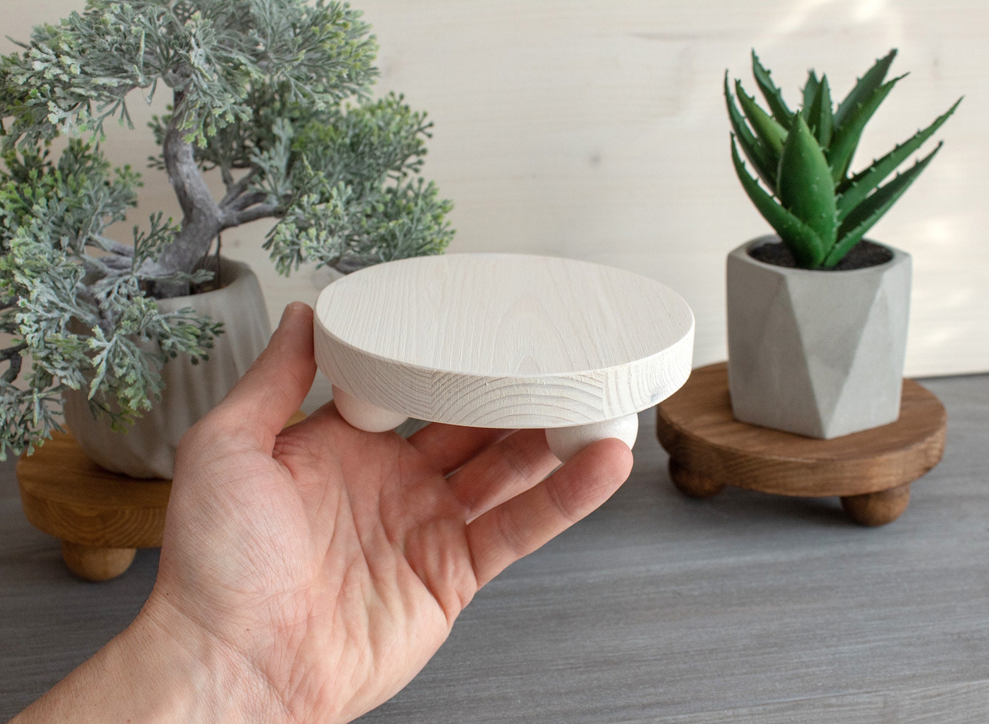 Mini Wood Stand / Wooden Stand for Tiered Tray / Farmhouse - Etsy