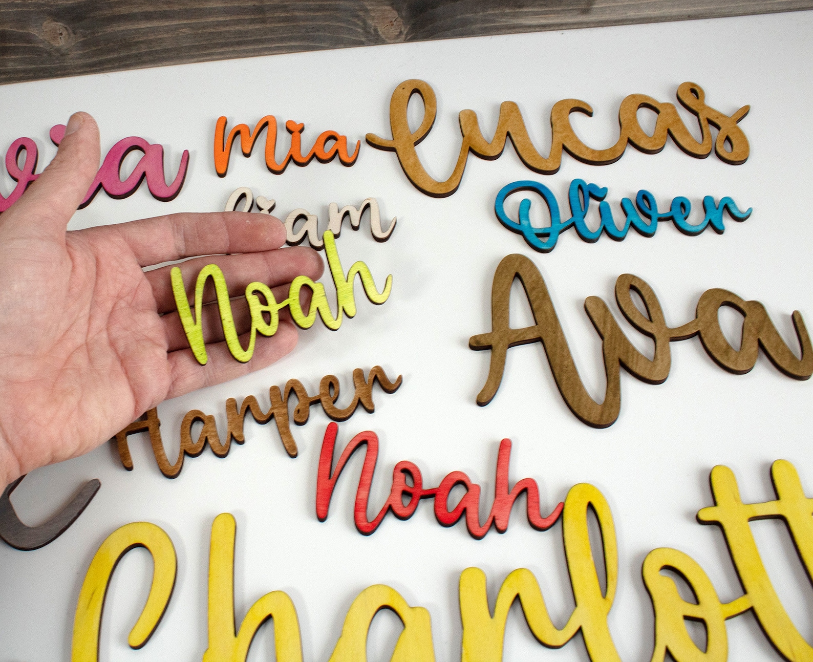 Personalised Wooden Names Wording Cut Out Letters Cutout - Etsy