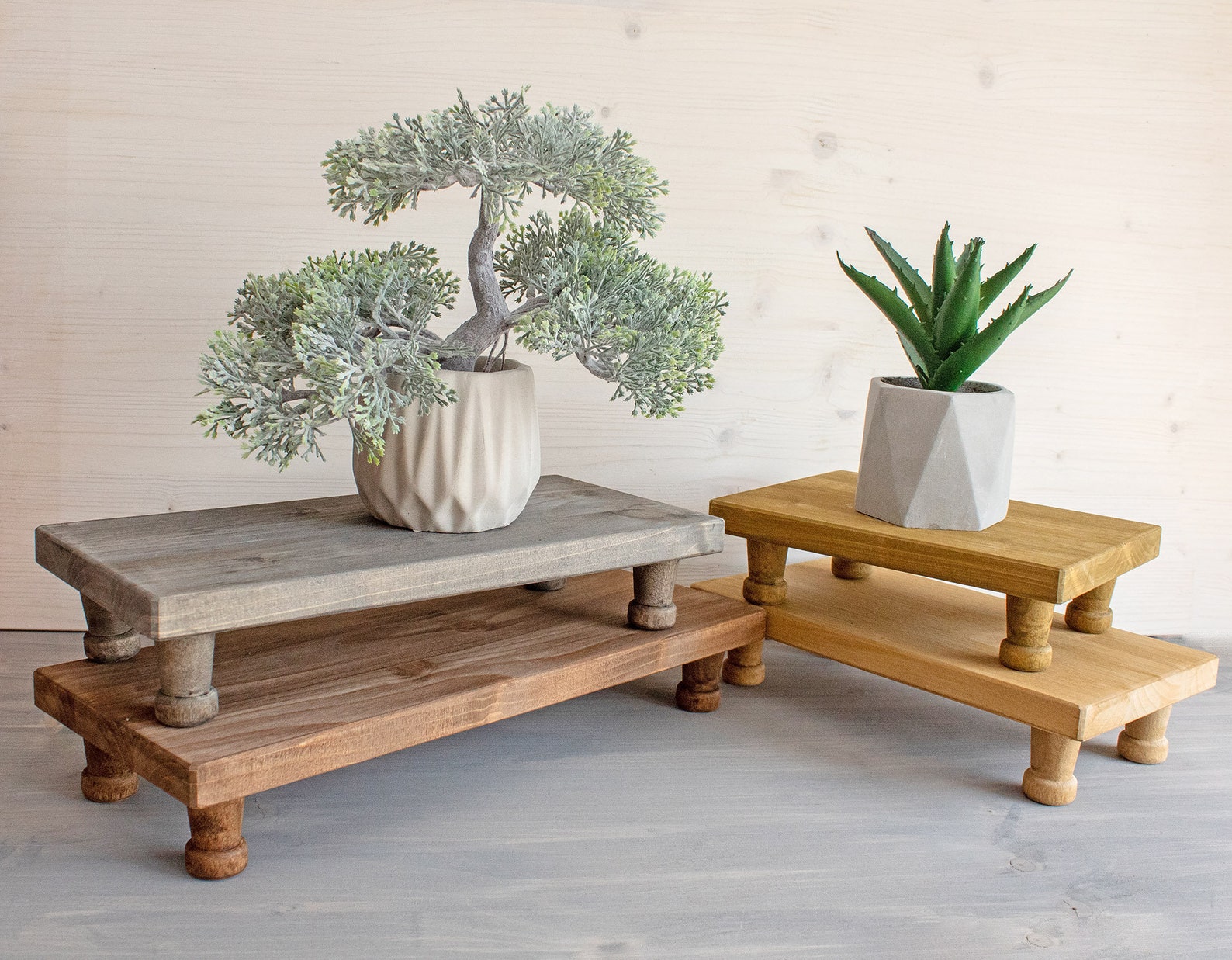 Wood Risers/ Wooden Try / Wood Stand / Tiered Tray Riser / Farmhouse ...