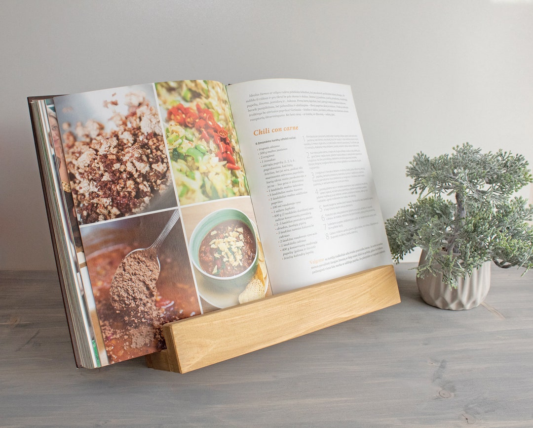 Holz Kochbuch Ständer / Holz Buch Ständer / Rezept Ständer / Bauernhaus ...