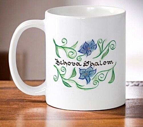 Jehova Shalom the Lord Our Peace Names of God White Ceramic Christian ...