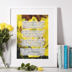 What a Friend We Have in Jesus Vintage Style Christian - Etsy